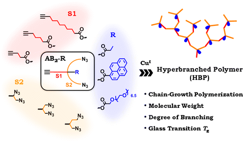单体结构对CuAAC聚合生产超支化聚合物的影响,Macromolecules - X-MOL