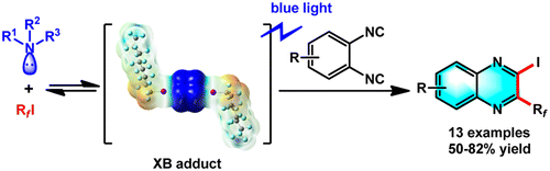 Halogen-Bond-Promoted Double Radical Isocyanide Insertion under Visible ...