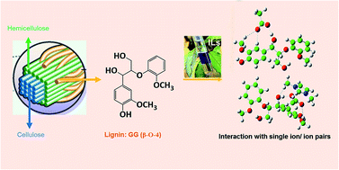 A DFT study on lignin dissolution in imidazolium-based ionic liquids†,RSC Advances - X-MOL