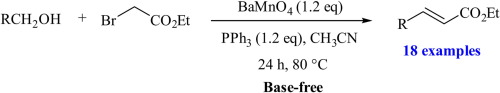 Tandem oxidation–Wittig reaction using nanocrystalline barium manganate (BaMnO4); an improved ...