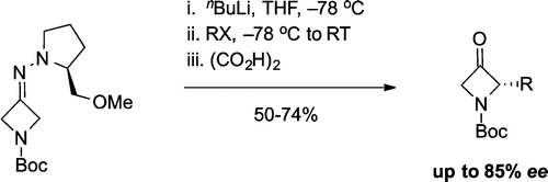 Asymmetric Synthesis of 2-Substituted Azetidin-3-ones via Metalated ...
