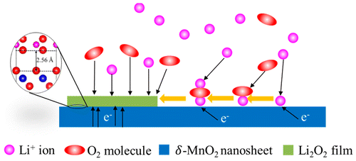 Mechanistic Evaluation of LixOy Formation on δ-MnO2 in Nonaqueous Li ...