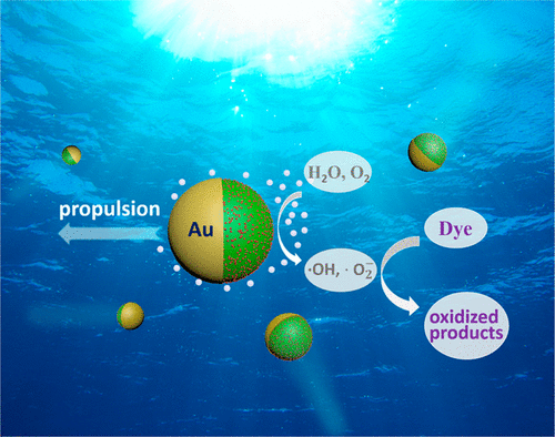 Light-Driven Au-WO3@C Janus Micromotors for Rapid Photodegradation of ...