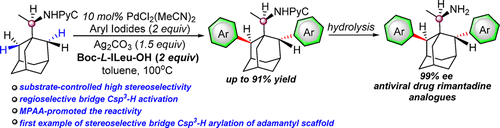 Ligand-Promoted Pd(II)-Catalyzed Functionalization of Unactivated C(sp3)–H Bond: Regio- and ...