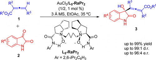 Diastereoselective and Enantioselective Alleno-aldol Reaction of ...
