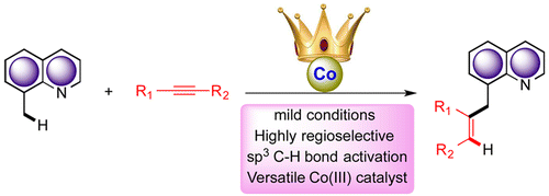 Cp*Co(III)-Catalyzed C(sp3)–H Bond Activation: A Highly Stereoselective and Regioselective ...