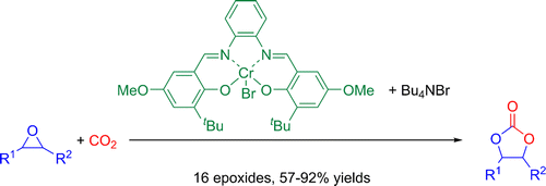 常温常压下Cr（salophen）配合物催化合成环状碳酸酯,ACS Catalysis - X-MOL