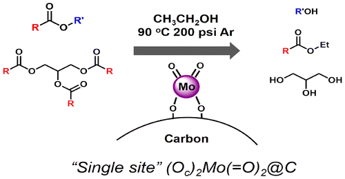 碳载单点二氧化钼催化剂对生物柴油合成的反应性,ACS Catalysis - X-MOL