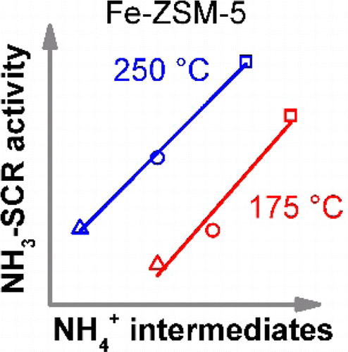 Fe-ZSM-5沸石催化剂上NH 3 -SCR中NH 4 + 中间体的形成及作用 ,ACS Catalysis - X-MOL