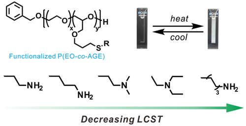 pH-Tunable Thermoresponsive PEO-Based Functional Polymers with Pendant ...