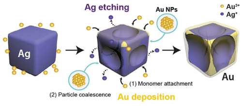 Real-Time Dynamics of Galvanic Replacement Reactions of Silver ...