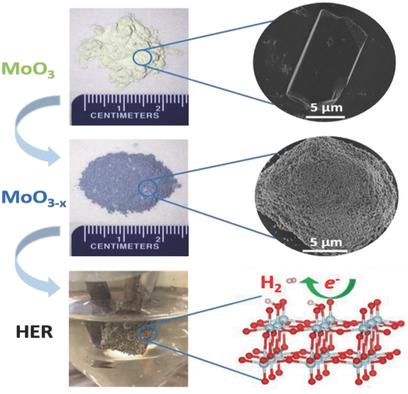 Mesoporous MoO3–x Material as an Efficient Electrocatalyst for Hydrogen ...