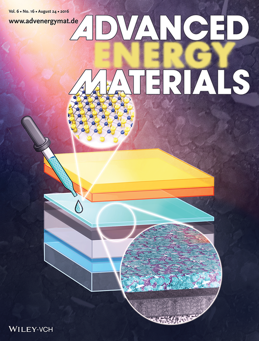 Solar Cells: Few‐Layer MoS2 Flakes as Active Buffer Layer for Stable ...