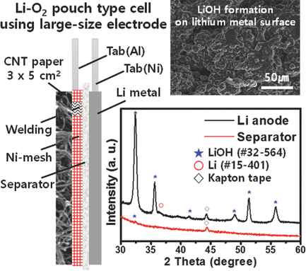 Large‐Scale Li?O2 Pouch Type Cells for Practical Evaluation and ...