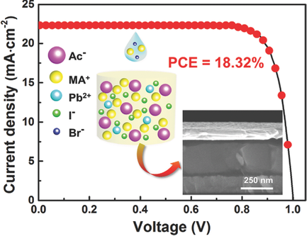 High‐Performance Inverted Planar Heterojunction Perovskite Solar Cells Based on Lead Acetate ...