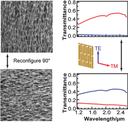 Field‐Switchable Broadband Polarizer Based on Reconfigurable Nanowire ...