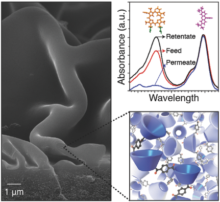 Cyclodextrin Films with Fast Solvent Transport and Shape‐Selective ...
