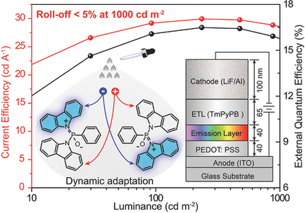 A Solution‐Processed Resonance Host for Highly Efficient Electrophosphorescent Devices with ...