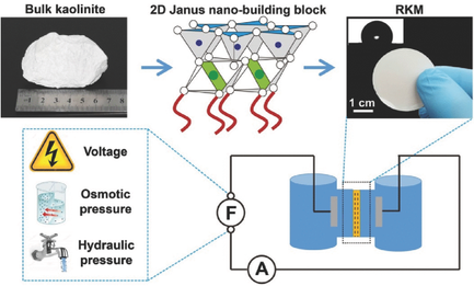 Electrokinetic Energy Conversion in Self-Assembled 2D Nanofluidic ...