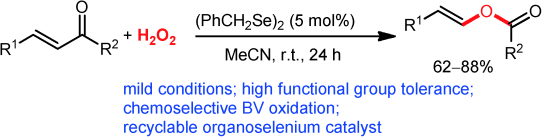 Organoselenium‐Catalyzed Baeyer–Villiger Oxidation of α,β‐Unsaturated ...