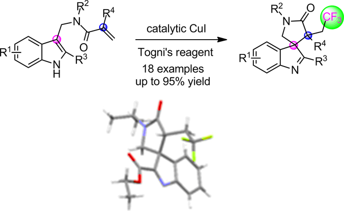 Copper‐Catalyzed Trifluoromethylation of Acrylamides Coupled with ...