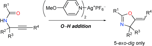 Silver-Catalyzed Cyclization of Propargylic Amides to Oxazolines ...