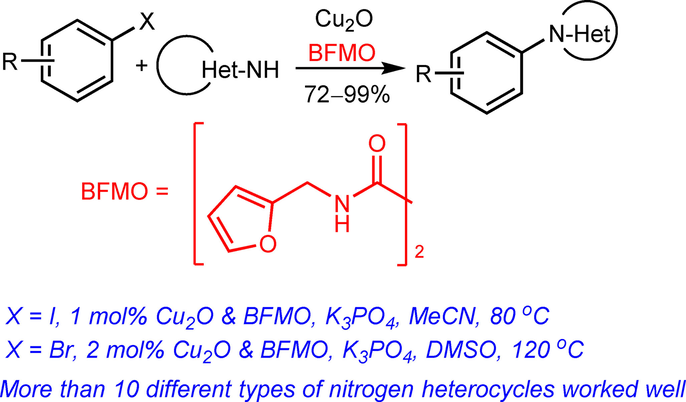 Copper(I) Oxide/N,N′‐Bis[(2‐furyl)methyl]oxalamide‐Catalyzed Coupling ...