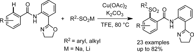 Copper‐Mediated Sulfonylation of Aryl C(sp2)?H Bonds with Sodium and ...