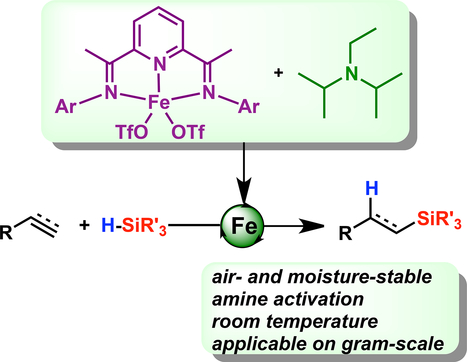 Amine‐Activated Iron Catalysis: Air‐ and Moisture‐Stable Alkene and ...