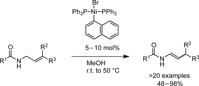 Nickel-Catalyzed Synthesis of Enamides and Enecarbamates via ...