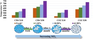 Effect of silicon poisoning on catalytic dry reforming of simulated ...