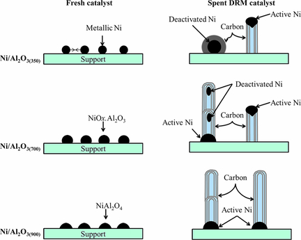 Effect of NiAl2O4 Formation on Ni/Al2O3 Stability during Dry Reforming ...