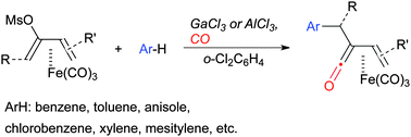 Unprecedented formation of [small eta]4-(vinylketene)iron complexes ...