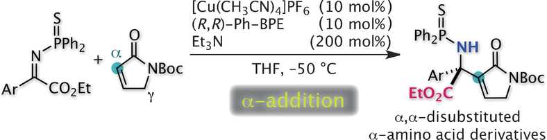 Direct Catalytic Asymmetric Mannich‐type Reaction of α,β‐Unsaturated γ ...