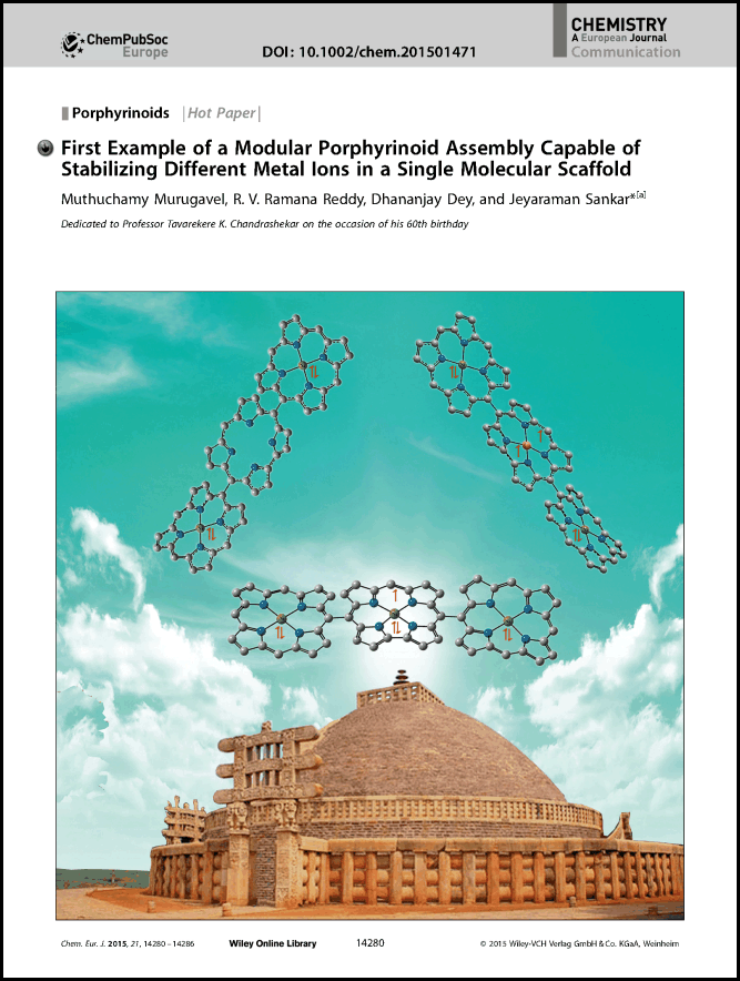Frontispiece: First Example of a Modular Porphyrinoid Assembly Capable ...
