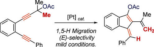 Platinum‐Catalyzed Cascade Rearrangement Reaction of 1,5‐Diynyl Esters ...