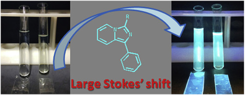 One pot synthesis of low cost emitters with large Stokes' shift,Dyes ...
