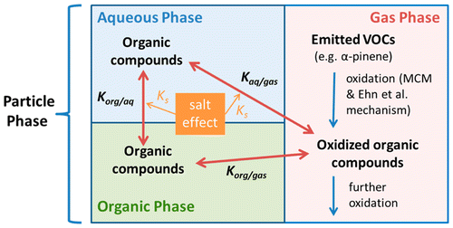 Calculating Equilibrium Phase Distribution during the Formation of Secondary Organic Aerosol ...