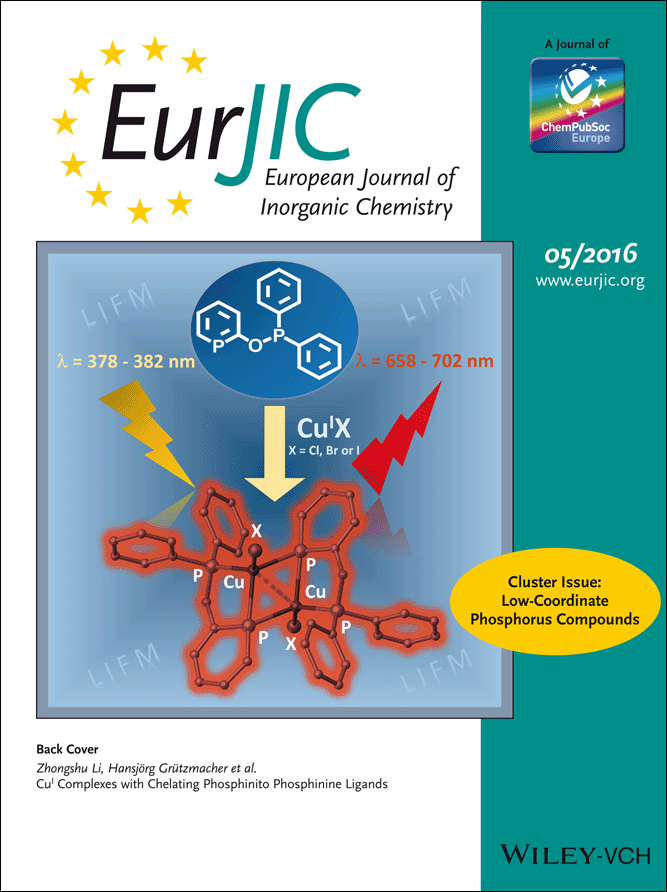封面图片,European Journal of Inorganic Chemistry - X-MOL