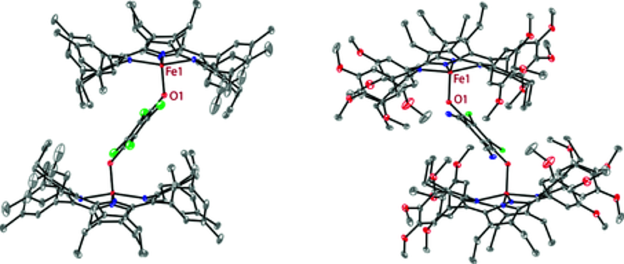 由氢醌二价阴离子桥接的双核高度扭曲铁 (III) 卟啉：桥接在电子通信中的作用,European Journal of Inorganic ...