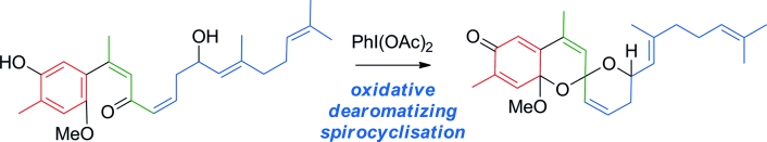 Spiroketal Formation by Cascade Oxidative Dearomatization: An Ap­proach ...