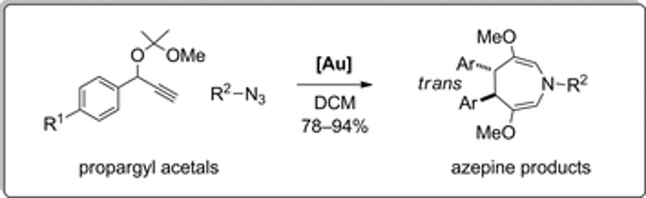 Gold(I)-Catalysed Azepine Synthesis from Propargyl Acetals and Aryl ...