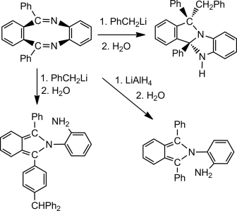 6,11-二苯基二苯并[b,f][1,4]二氮嗪骨架通过异常碳锂化或氢锂化轻松重排为取代的2-(2-氨基苯基)-1,3-二苯基异吲哚：操作 ...