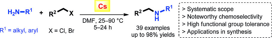Cs2CO3 促进的直接 N-烷基化：N-烷基化苄胺和苯胺的高度化学选择性合成,European Journal of Organic ...