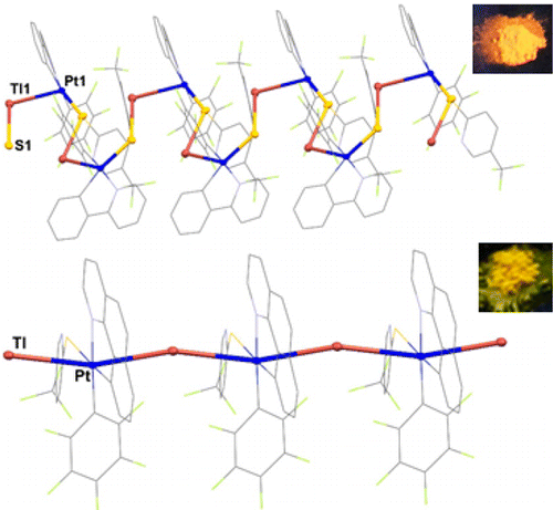 Binuclear Complexes and Extended Chains Featuring PtII–TlI Bonds ...