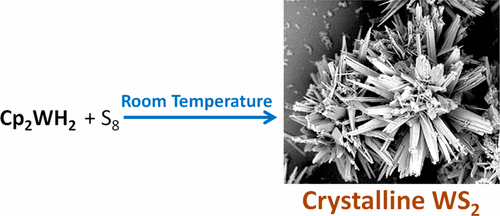 Crystalline WS2 via Room Temperature, Solution-Phase Synthesis ...