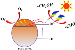 Visible-light-driven selective oxidation of alcohols using a dye ...