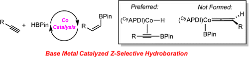 Cobalt CatalyzedZ-Selective Hydroboration of Terminal Alkynes and ...