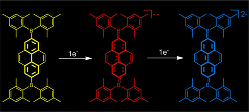 Electron Delocalization in Reduced Forms of 2-(BMes2)pyrene and 2,7-Bis ...