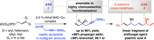 N-Heterocyclic Carbene–Copper-Catalyzed Group-, Site-, and ...